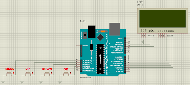 Antarmuka Menu dan submenu pada LCD dan Tombol menggunakan Arduino - Foxify