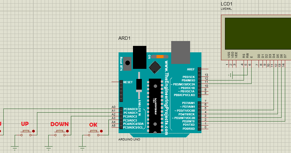 Antarmuka Menu dan submenu pada LCD dan Tombol menggunakan Arduino - i ...