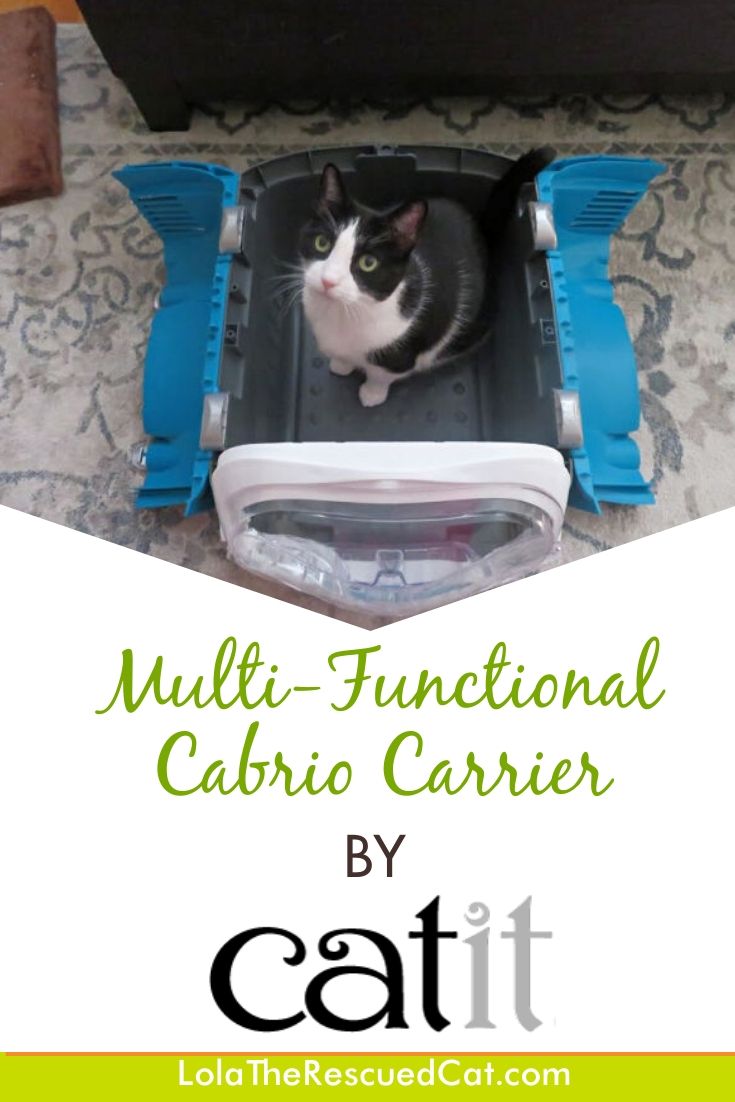 The Spacious and Comfy Cabrio Multi-Functional Cat Carrier by Catit ...