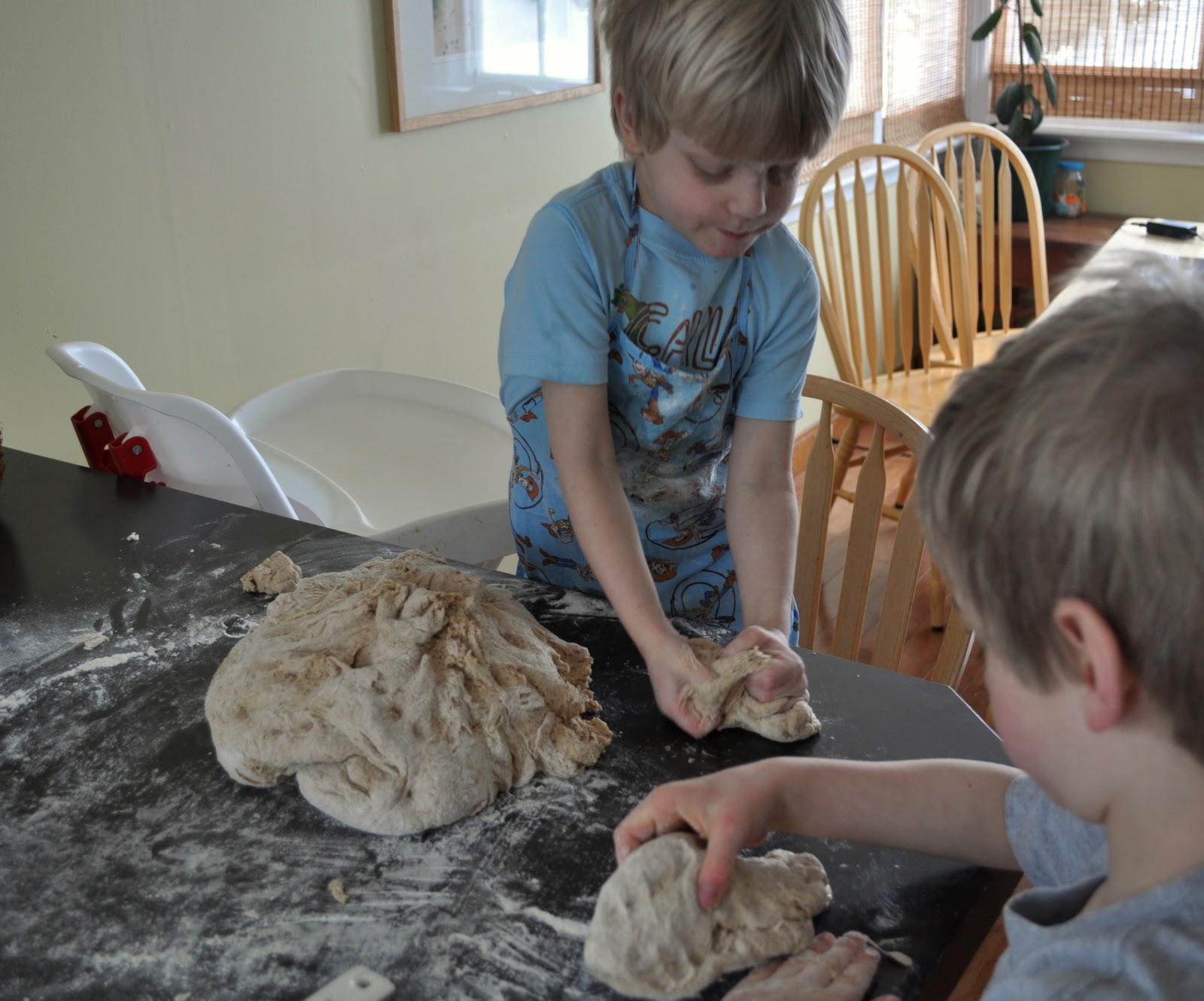 Here am i : Boys Baking Bread