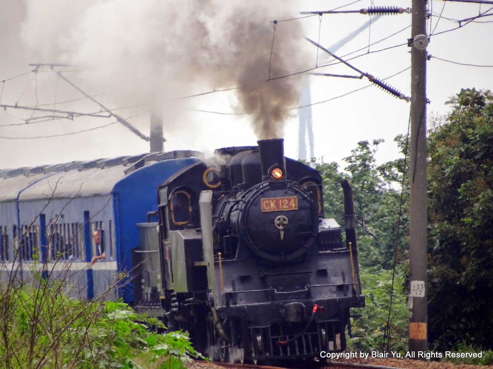 Blair's 鐵道攝影: CK124蒸汽機車 / TRA CK124 Steam Locomotive