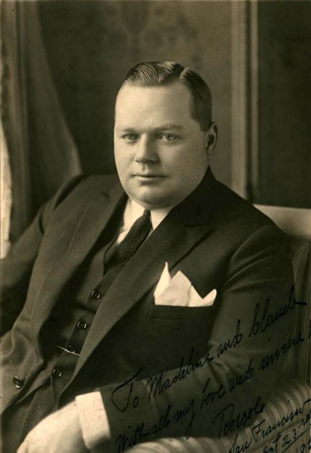 The King of Silent Film: 38 Vintage Photos of Roscoe "Fatty" Arbuckle ...