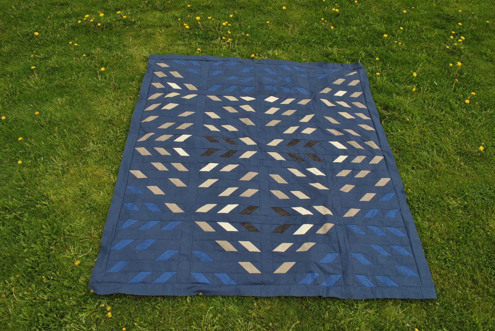 The Iron & Needle: Introducing the "Tilted" Quilt Pattern