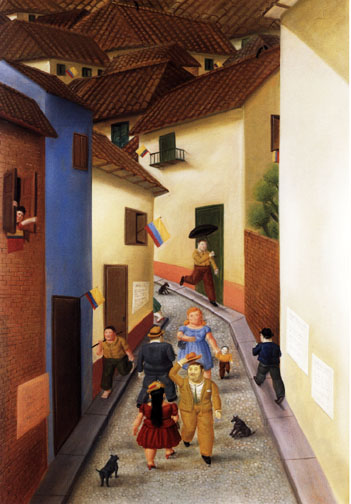 "La calle" - serie Fernando Botero-Medellín-Colombia-1932 | Fernando ...