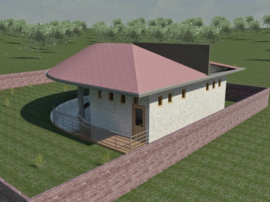 Fauzan Arch & Design: House Design: Multi Sloped Roof House