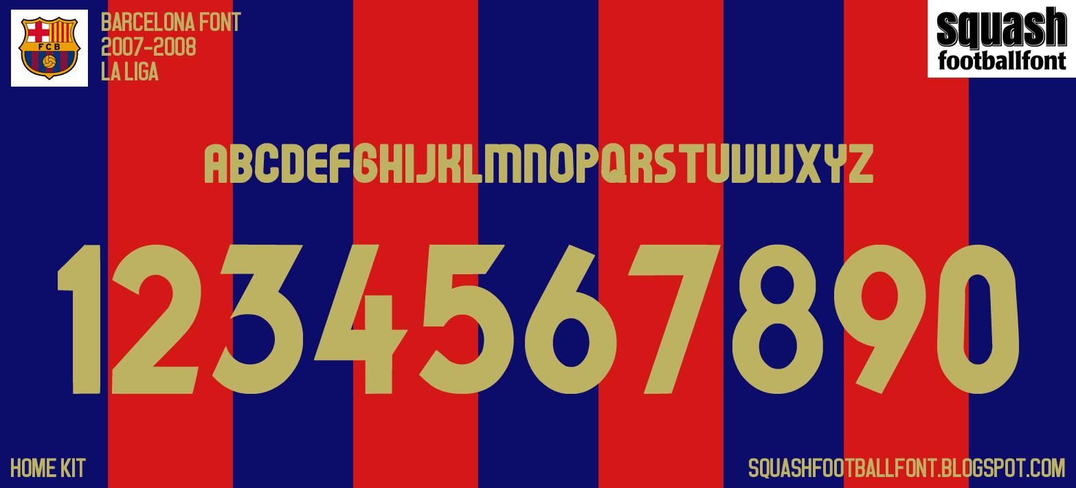 SFF: FC Barcelona 2007-2008 Font