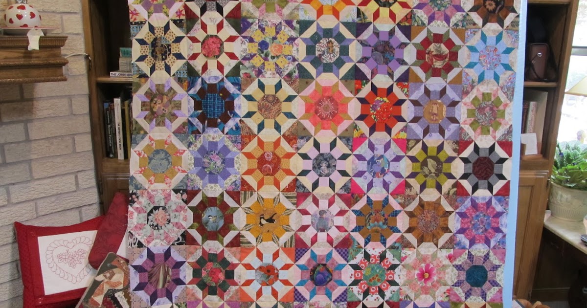 Crazy Quilting In Texas with Mary K. Beard: Castle Wall Quilt top ...