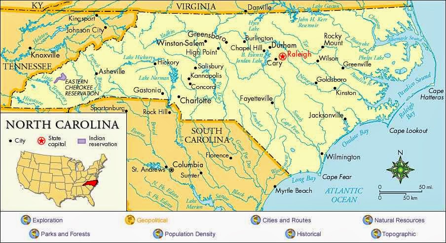 North Carolina History: Unit 1 - Geography