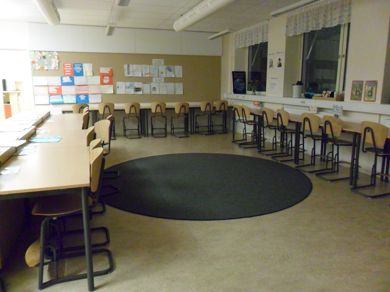 Idag i skolan: Möblering i klassrummet just nu