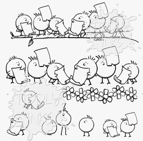 Lisa's Life Lines: TI Challenge Happy BIRDday