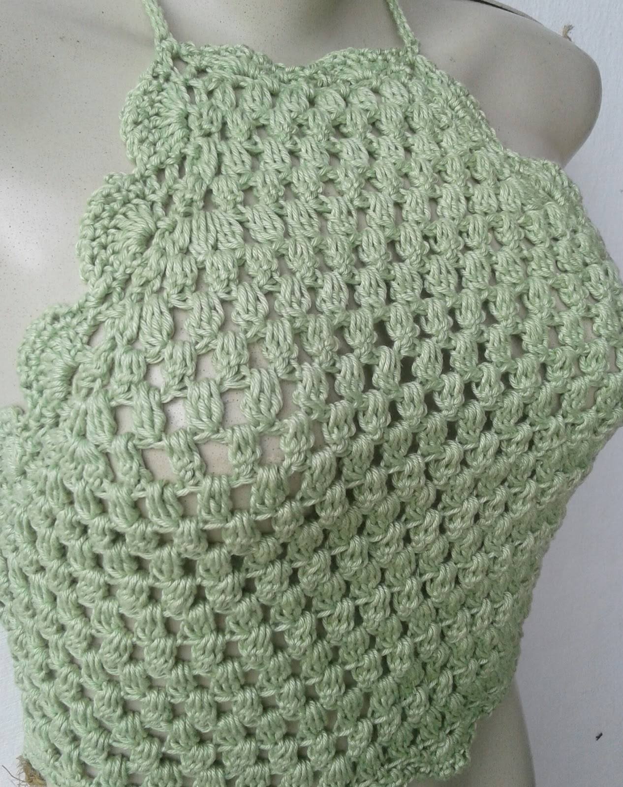 Lu Alves Crochê: CROPPED FRENTE ÚNICA EM CROCHÊ