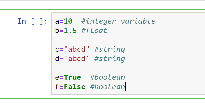 Variable declaration and User inputs