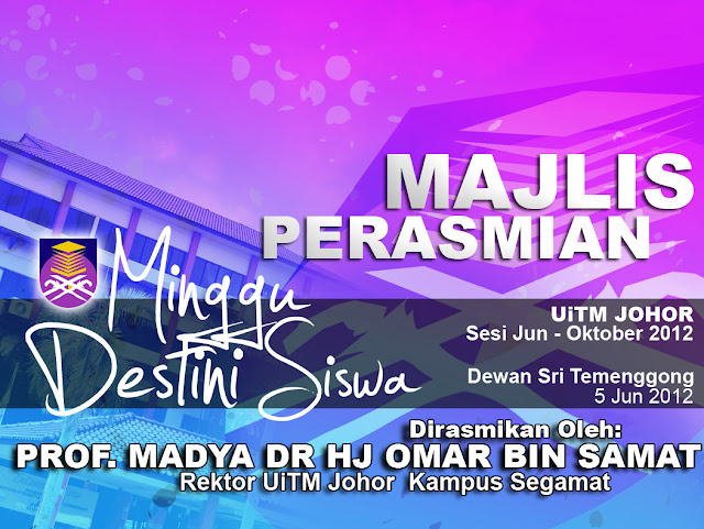 Kal's Update: Backdrop Majlis Perasmian MSD Jun 2012