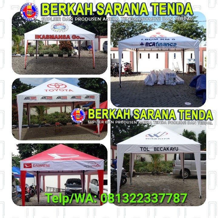 Jual Tenda Terpal | Promosi | Membrane | Sarnafil | Lipat | Kanopy