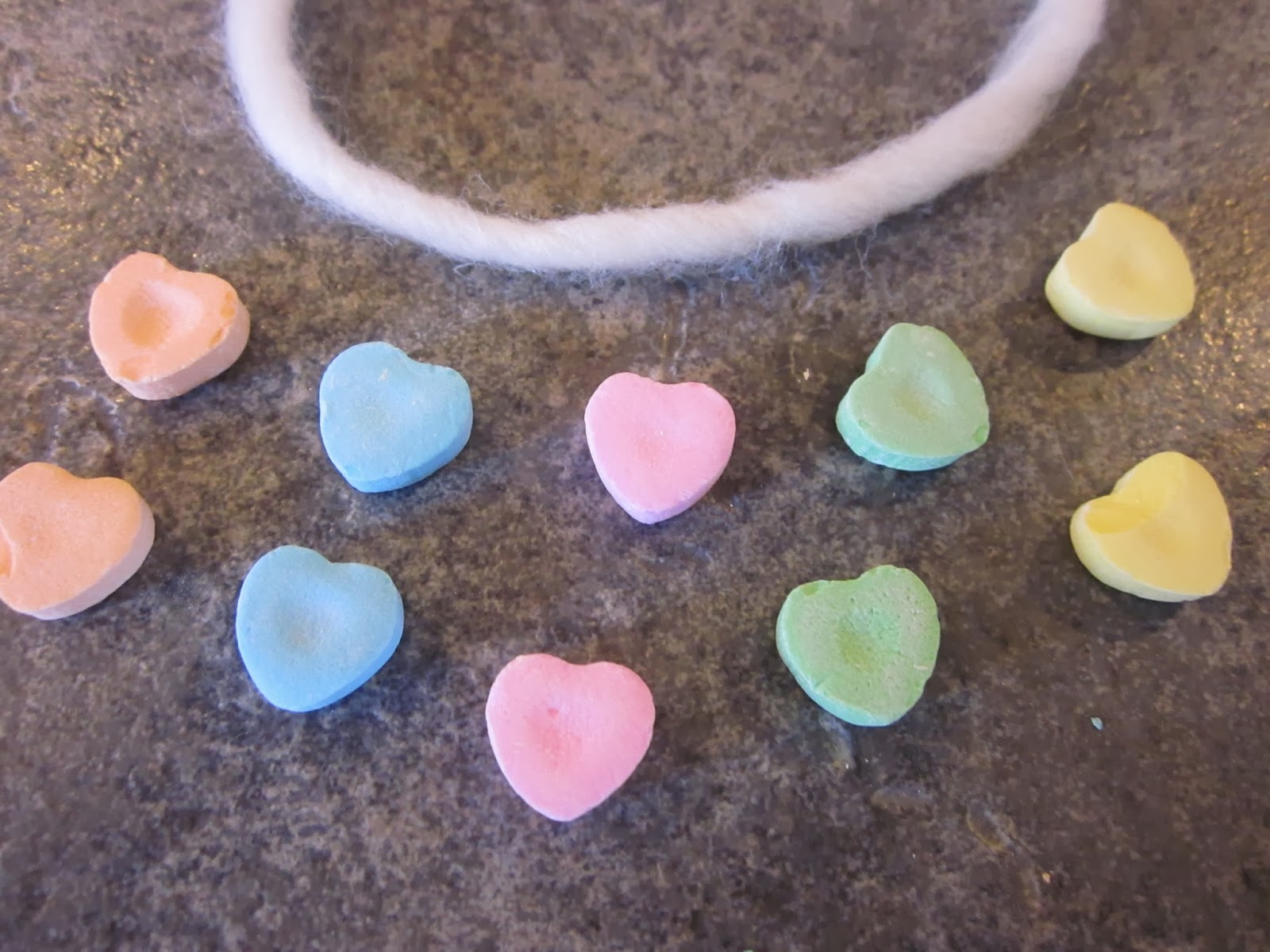 Queen B Creates: Candy Hearts Necklace