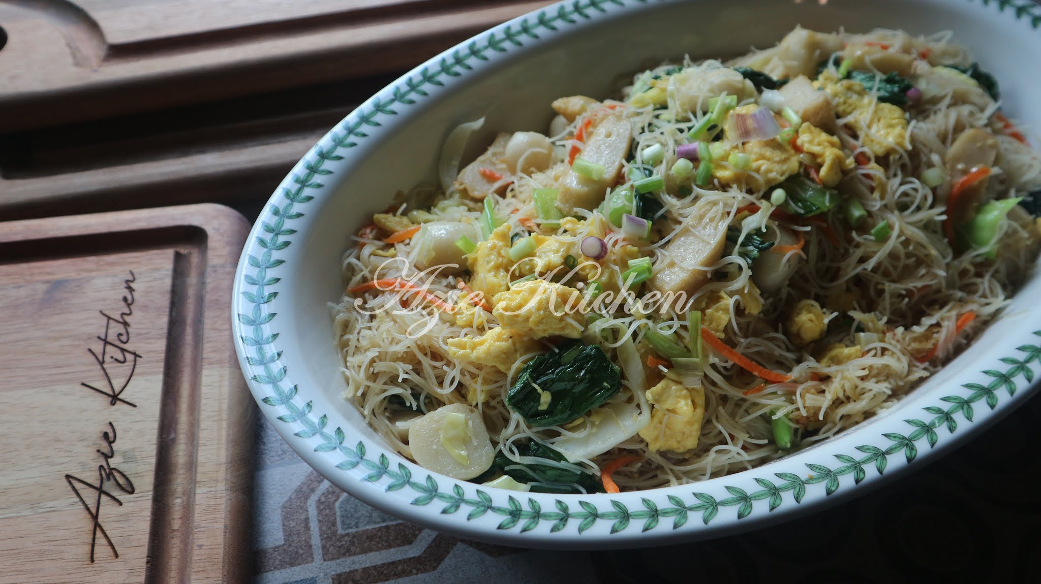 Mee Hoon Putih Dengan Sambal Kicap - Azie Kitchen