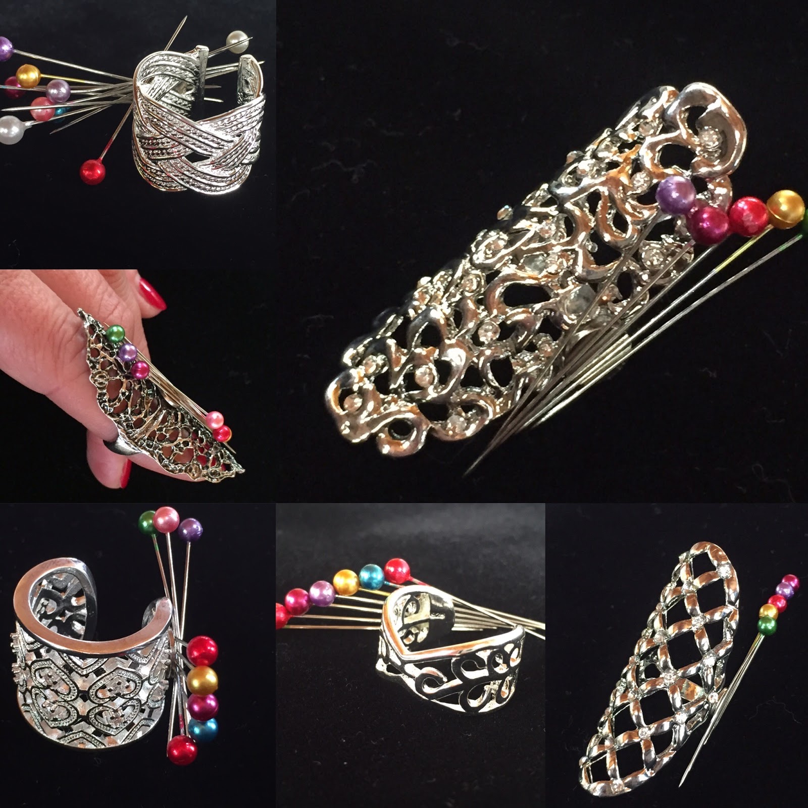 Quiltessa: Patchwork palette: Sewing jewelry