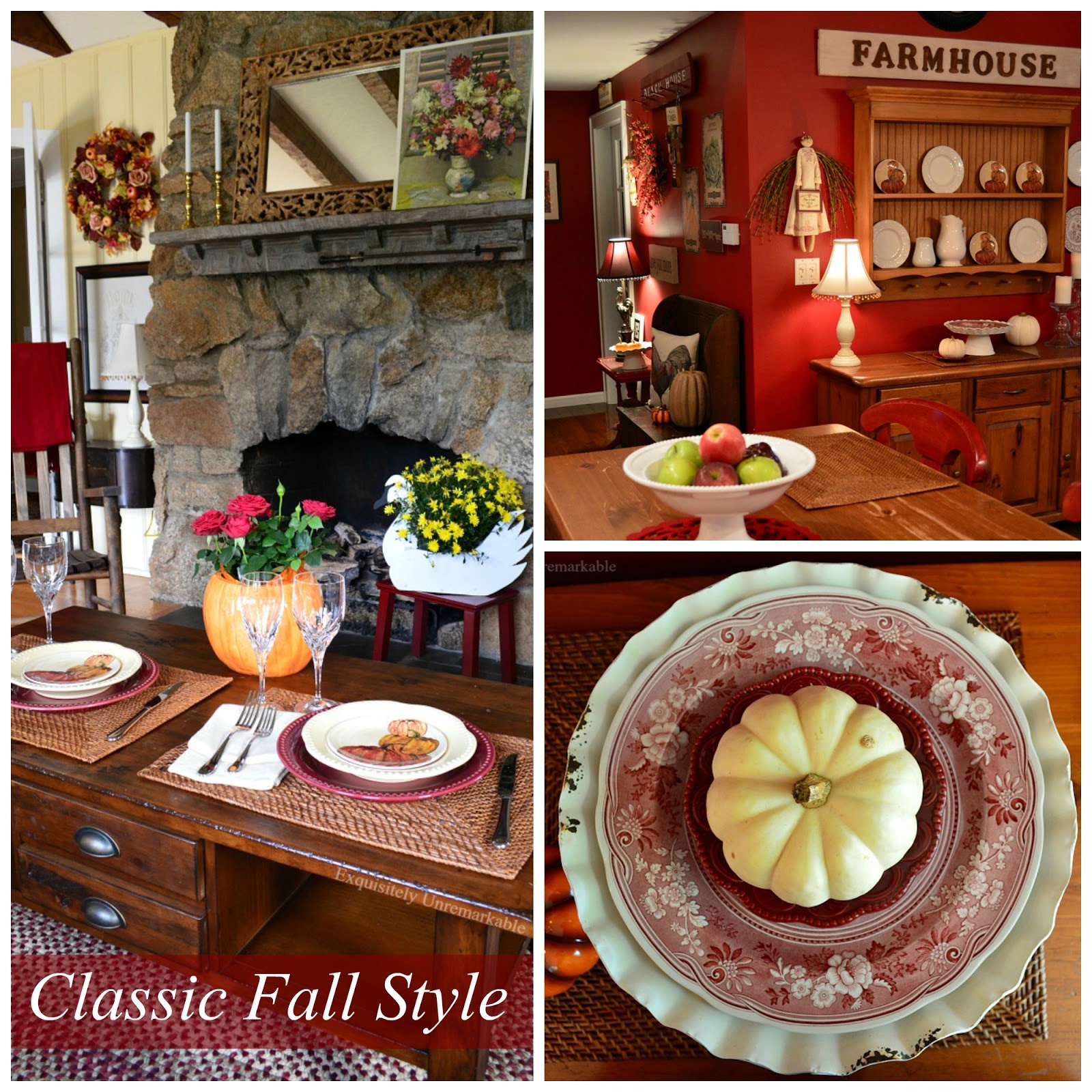 Quick And Easy Fall Decor - Exquisitely Unremarkable