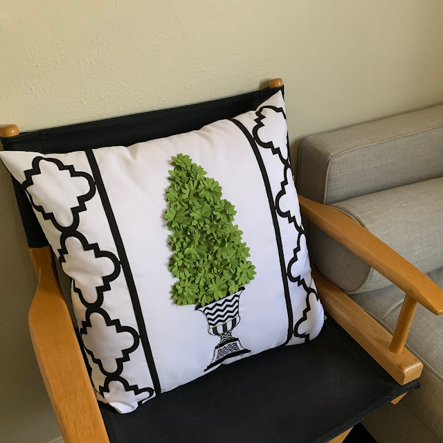 Topiary Pillows: Bring The Outdoors Inside | A Very Sweet Blog