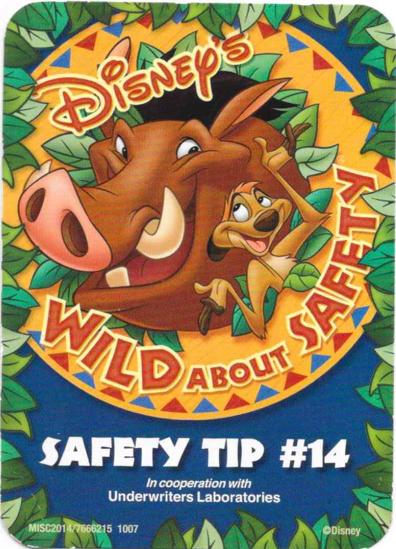 Wild About Safety Card #14