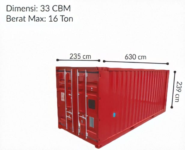 Ukuran Truk Container - PT. Kargo Ekspedisi Trans