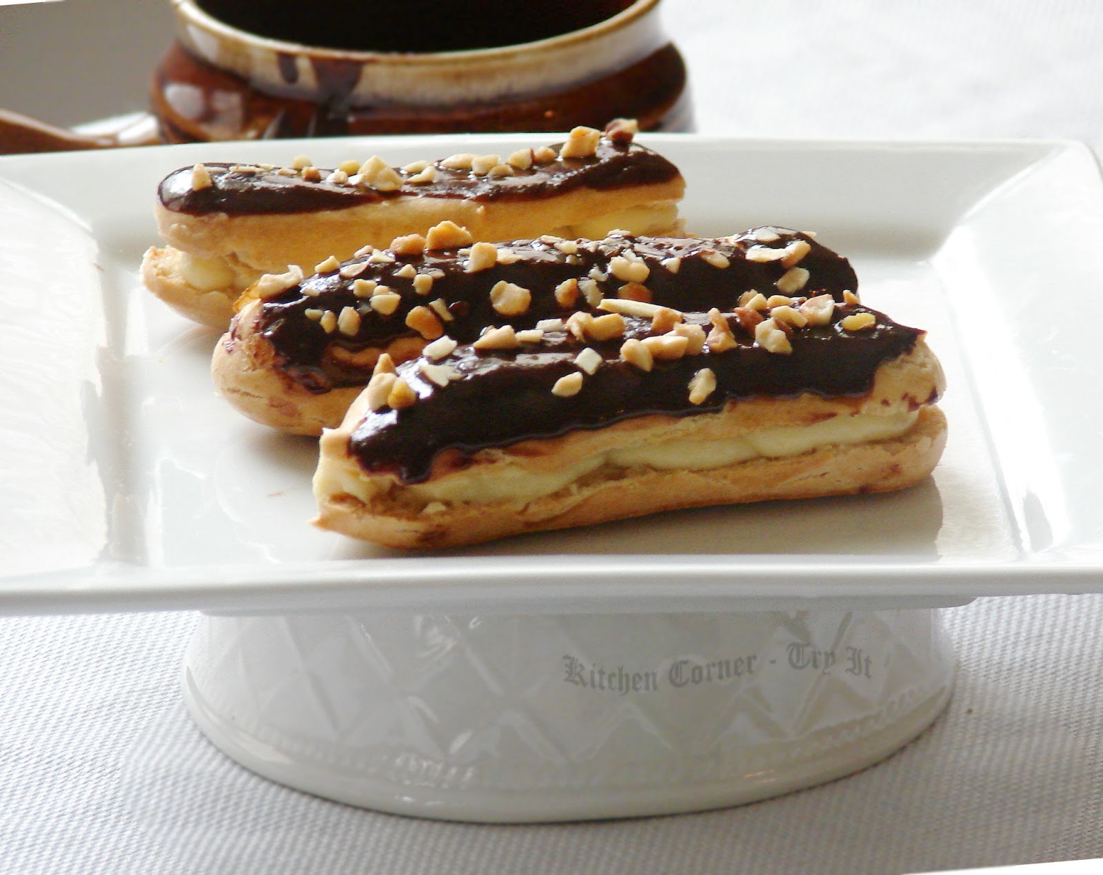 Chocolate Eclairs~ Baking Partners Challenge#11