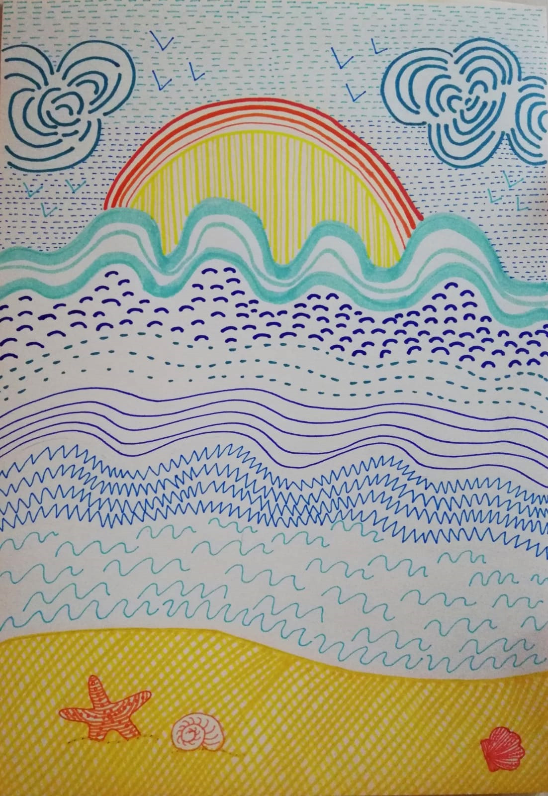 Dibujos de Líneas y Puntos.