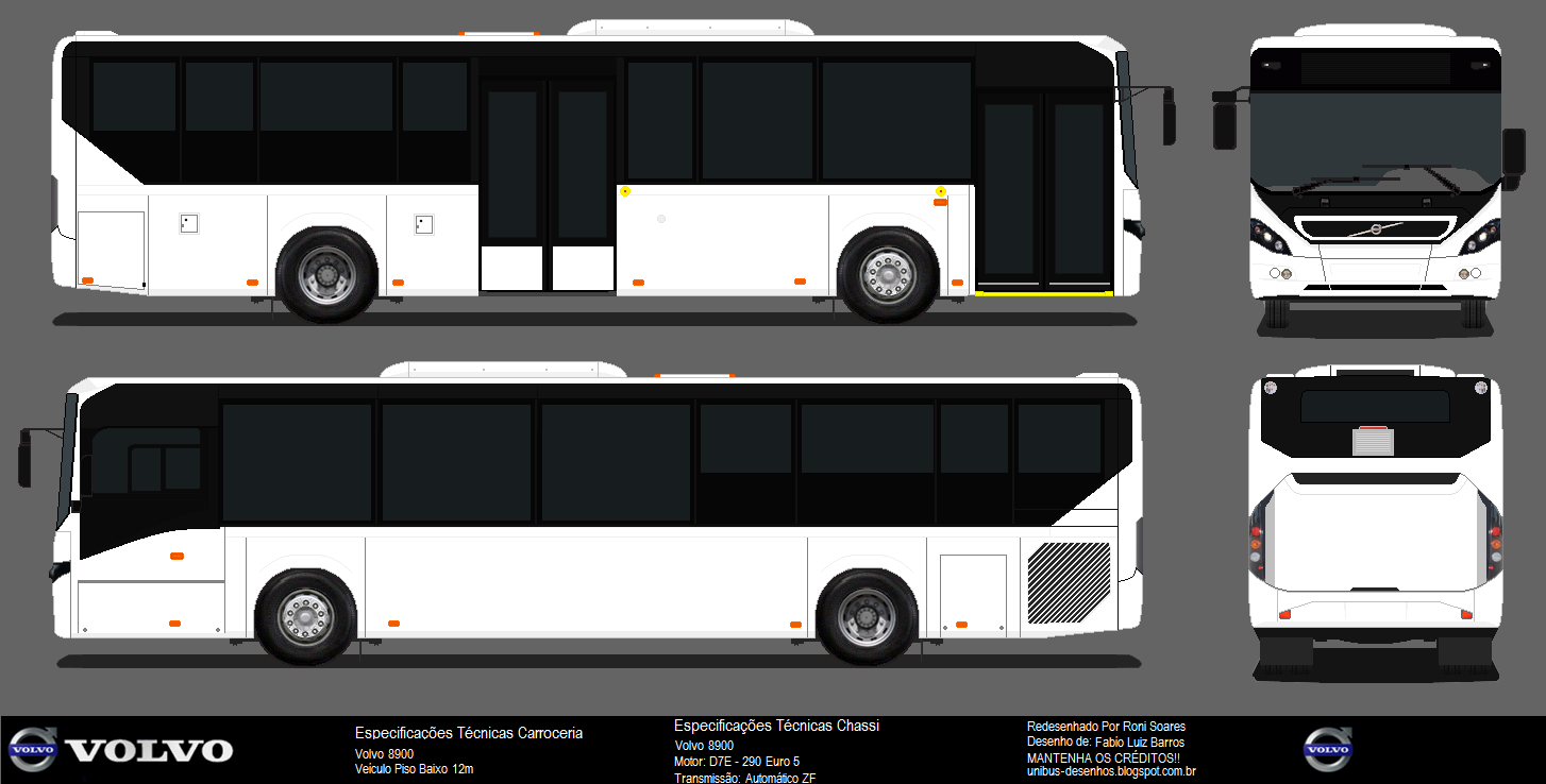 Buscar-bus²: desenho de onibus volvo