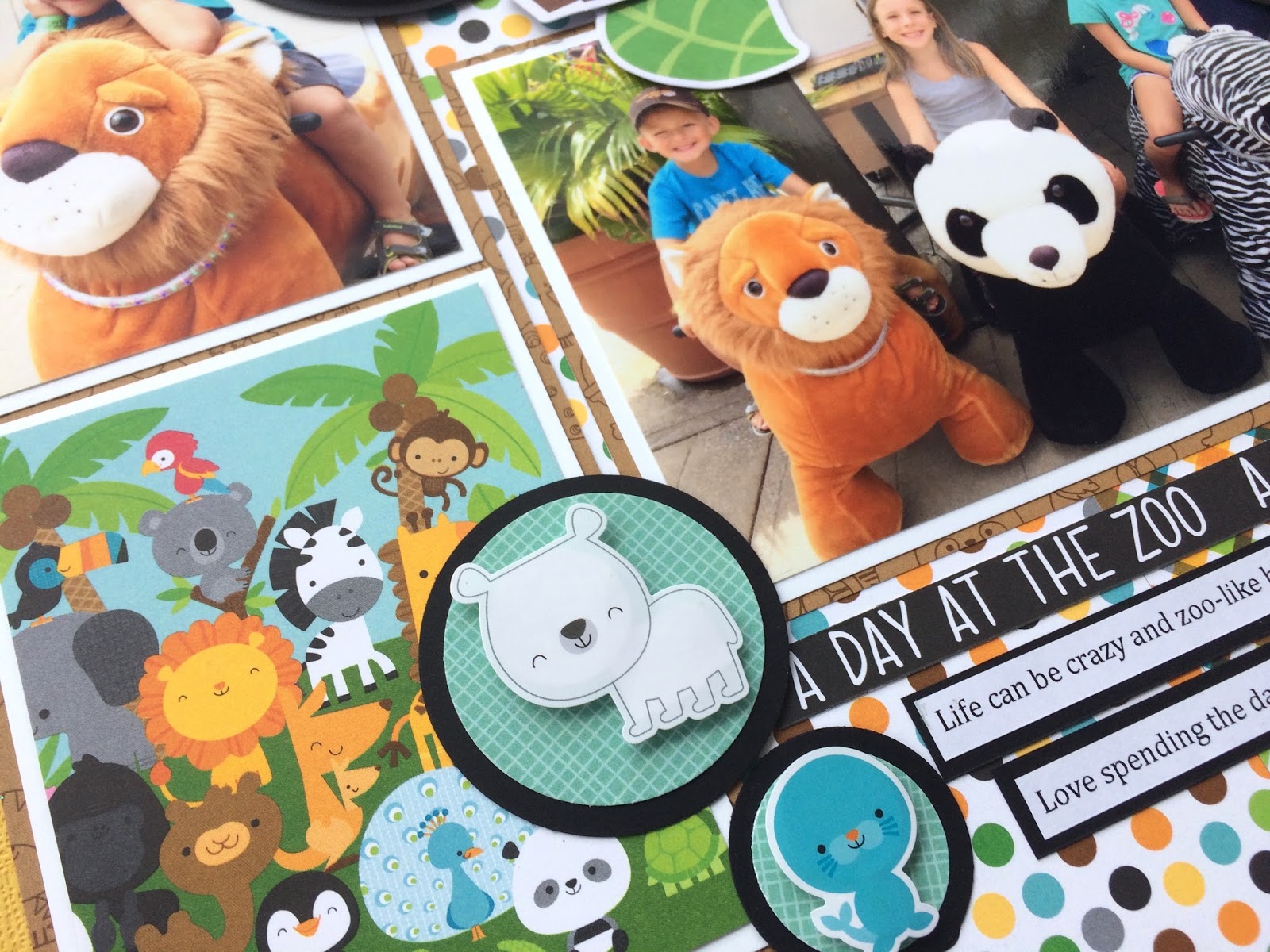 Doodlebug Design Inc Blog: At The Zoo Collection: Zoo Adventure Layout ...