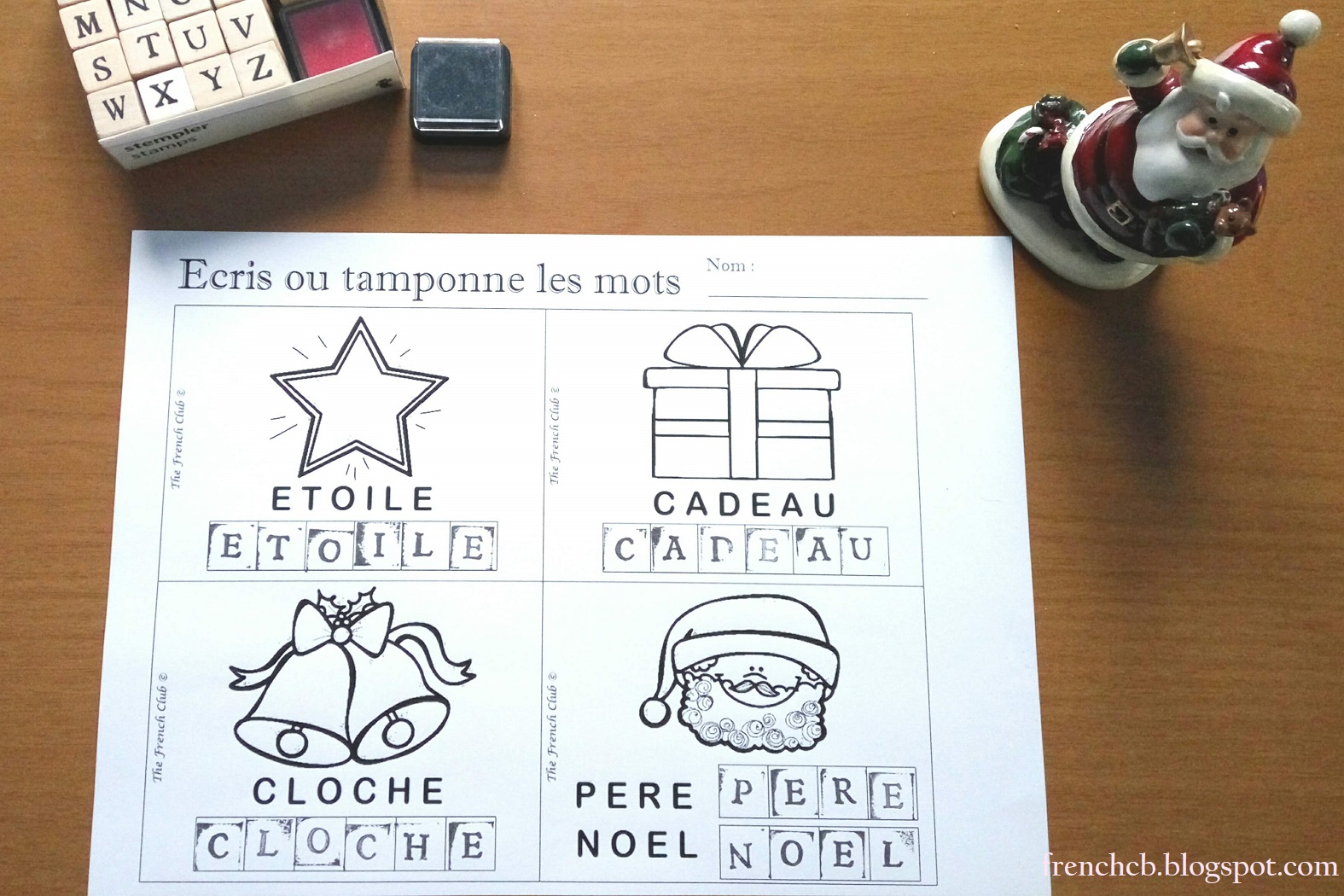 Mes activités pour Noël