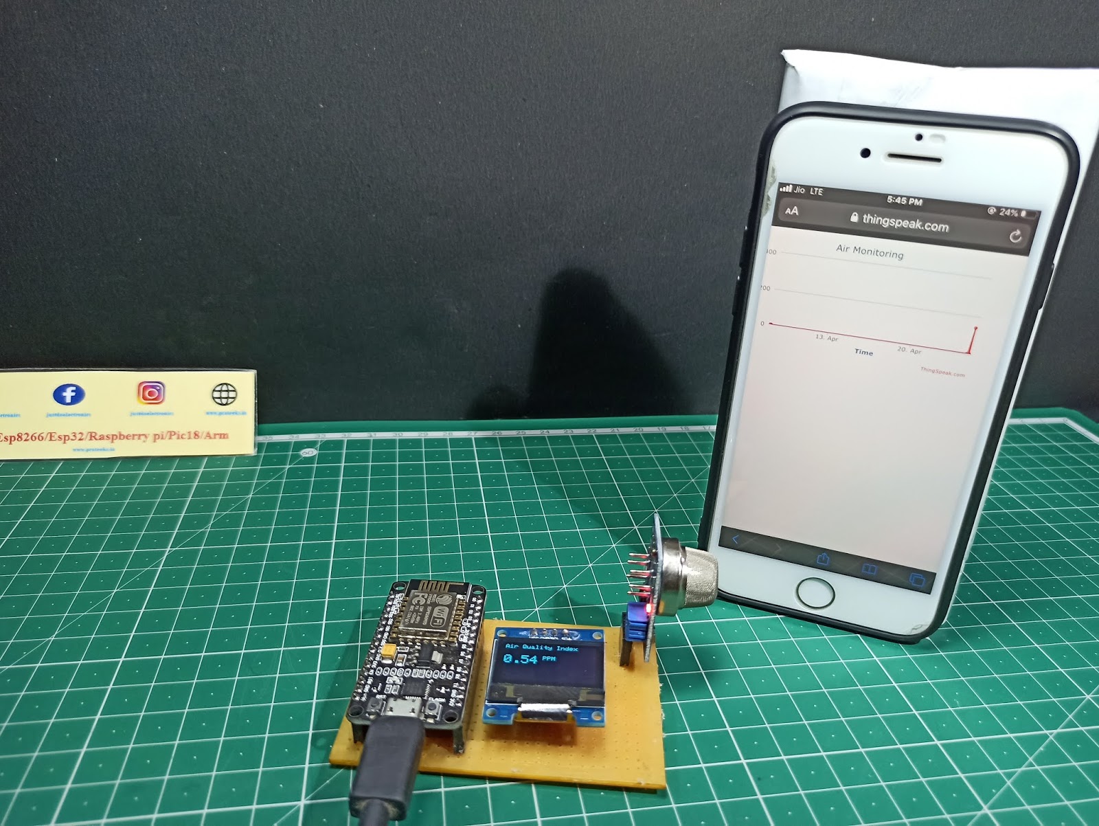 IoT Based Air Quality Monitoring
