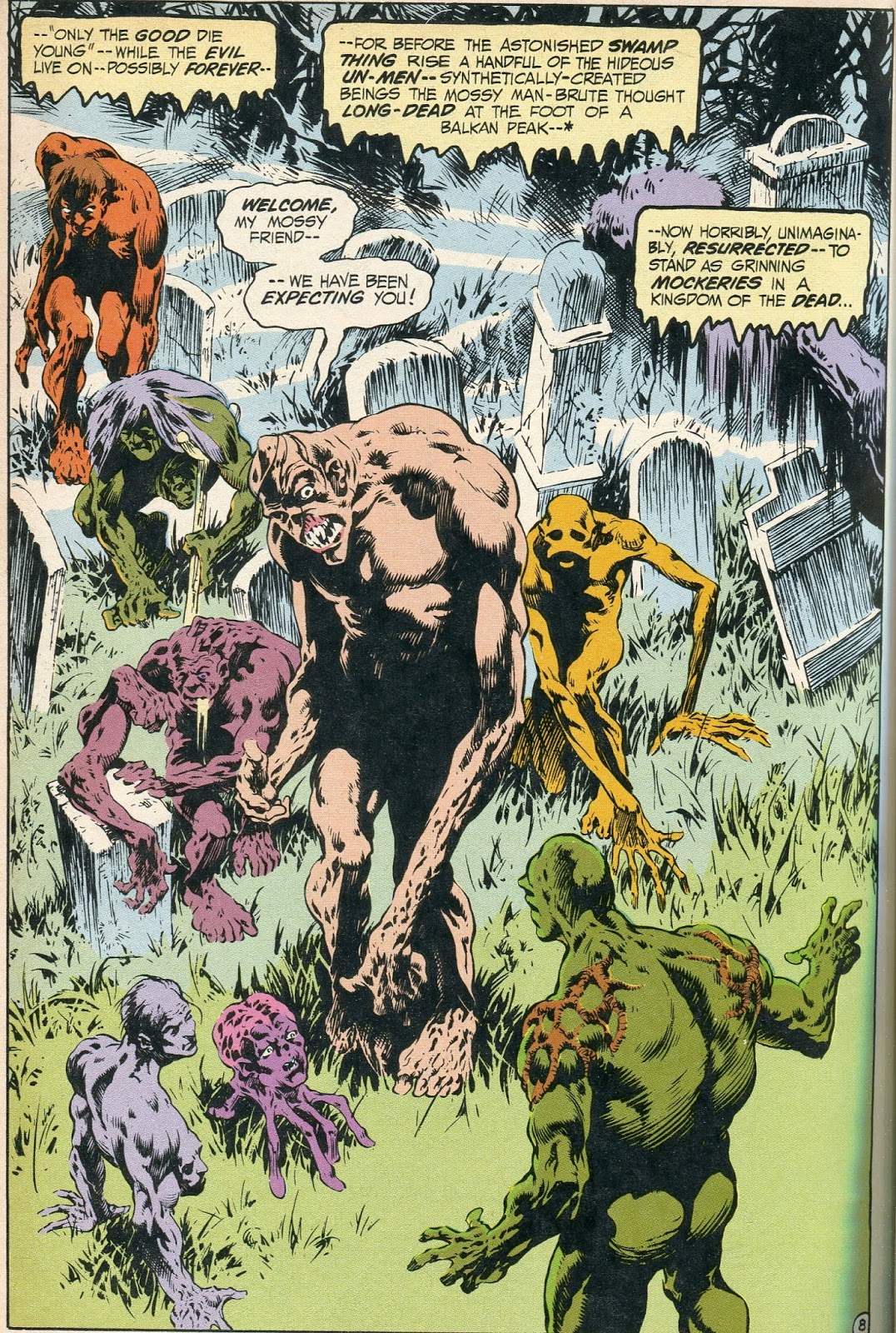 Comics, old time radio and other cool stuff: Swamp Thing