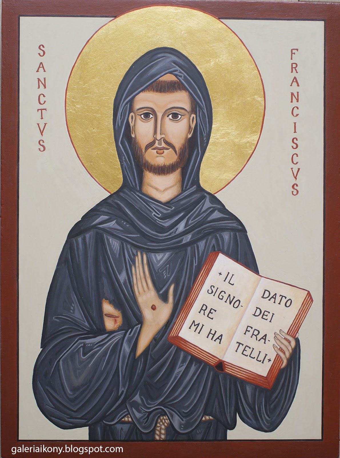 Ikona św. Franciszka z Asyżu.