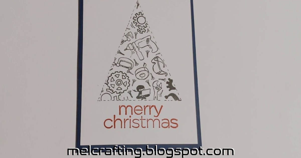 MelCrafting: CAS Engineering Tree Christmas Tree Card