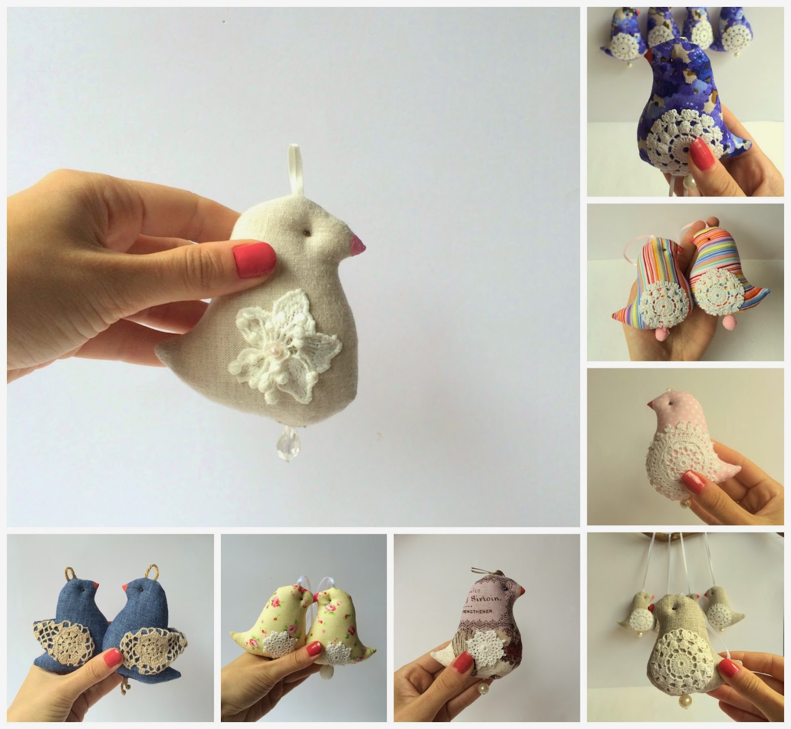 Cherry Garden Dolls: Birds in Cherry Garden Dolls studio