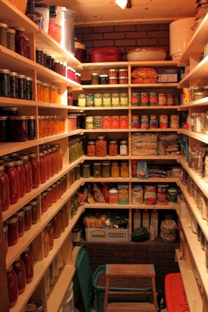 Log Cabin Homestead: Long Winter, and Pantry