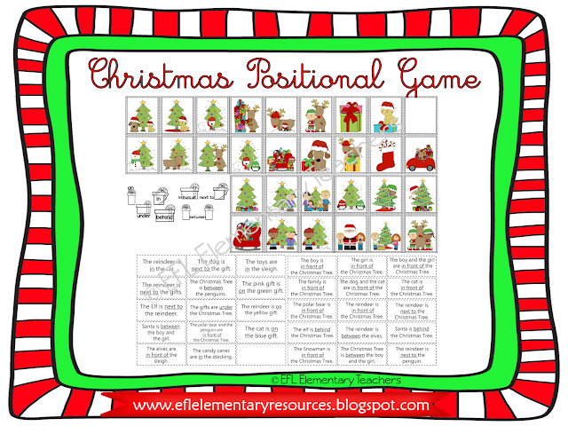 EFL Elementary Teachers: Christmas Activities for ESL
