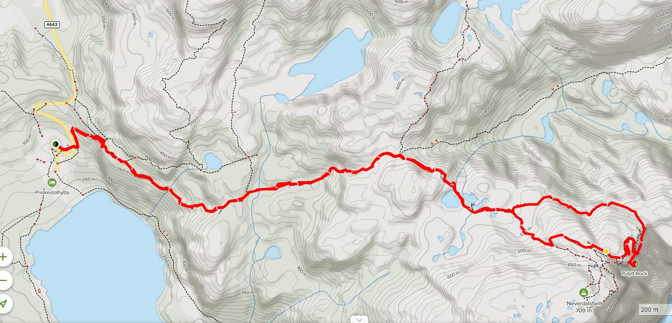 Webster's Google Treking: Preikestolen (Pulpit Rock) Norway