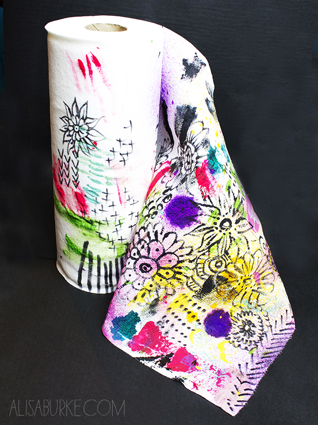 alisaburke: getting creative with paper towels