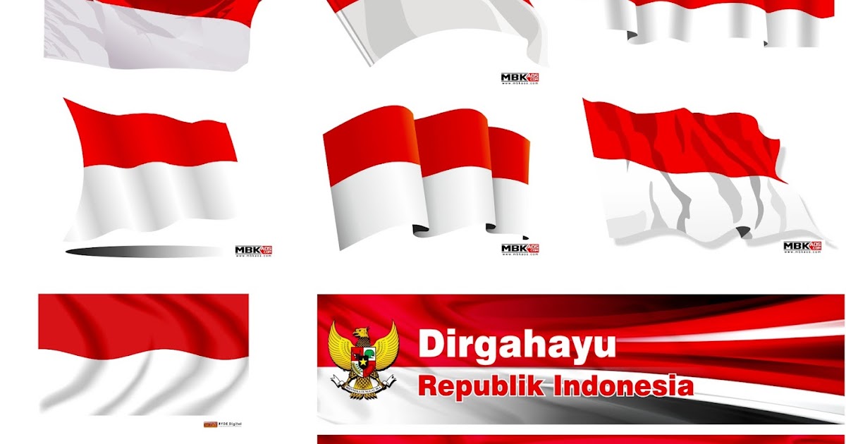 Baru 32+ Bendera Merah Putih Vector
