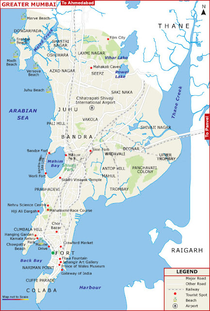 Map Of India: Greater-mumbai-map