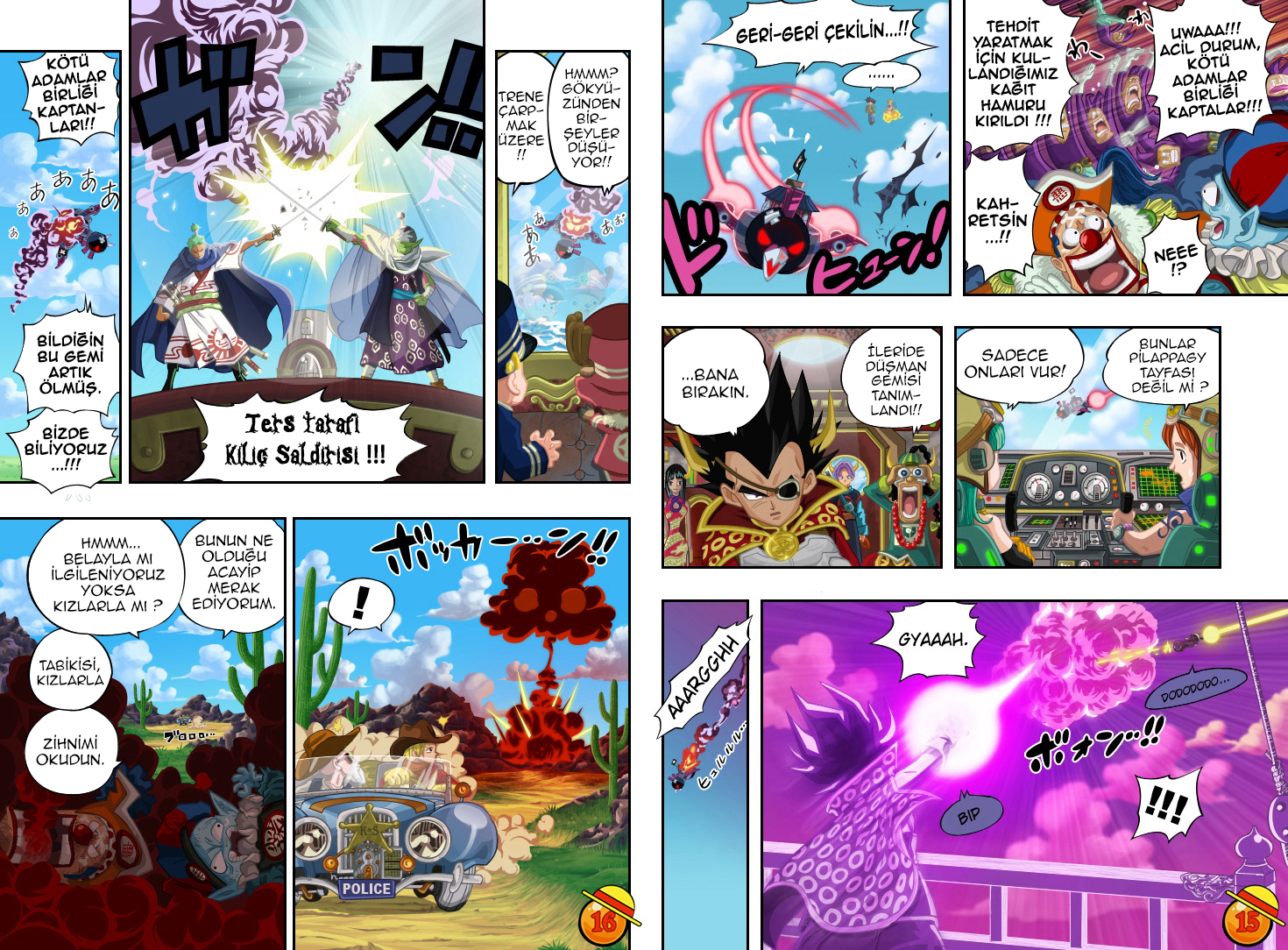 Dragon Ball X One Piece - Cross Epoch Oneshot Renkli