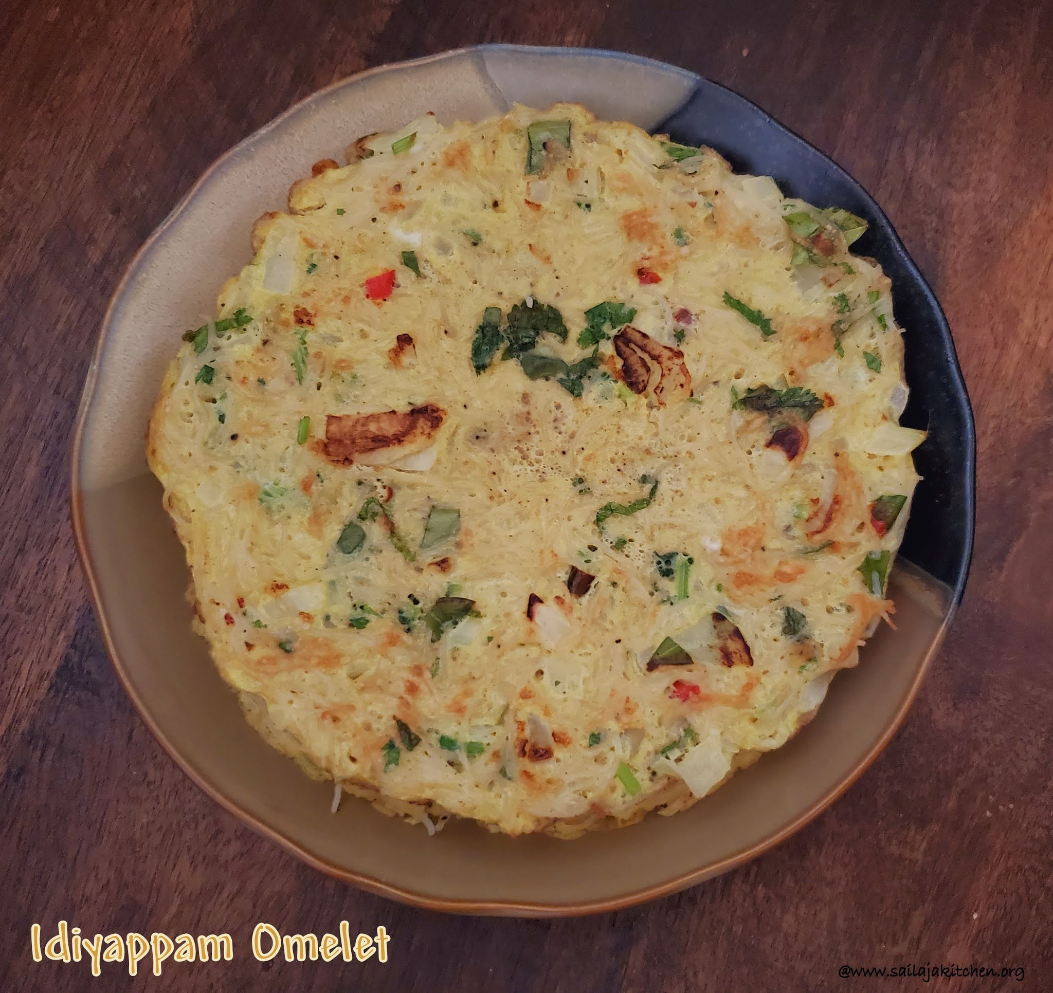 Sailaja Kitchen...A site for all food lovers!: Idiyappam Omelette / Egg ...