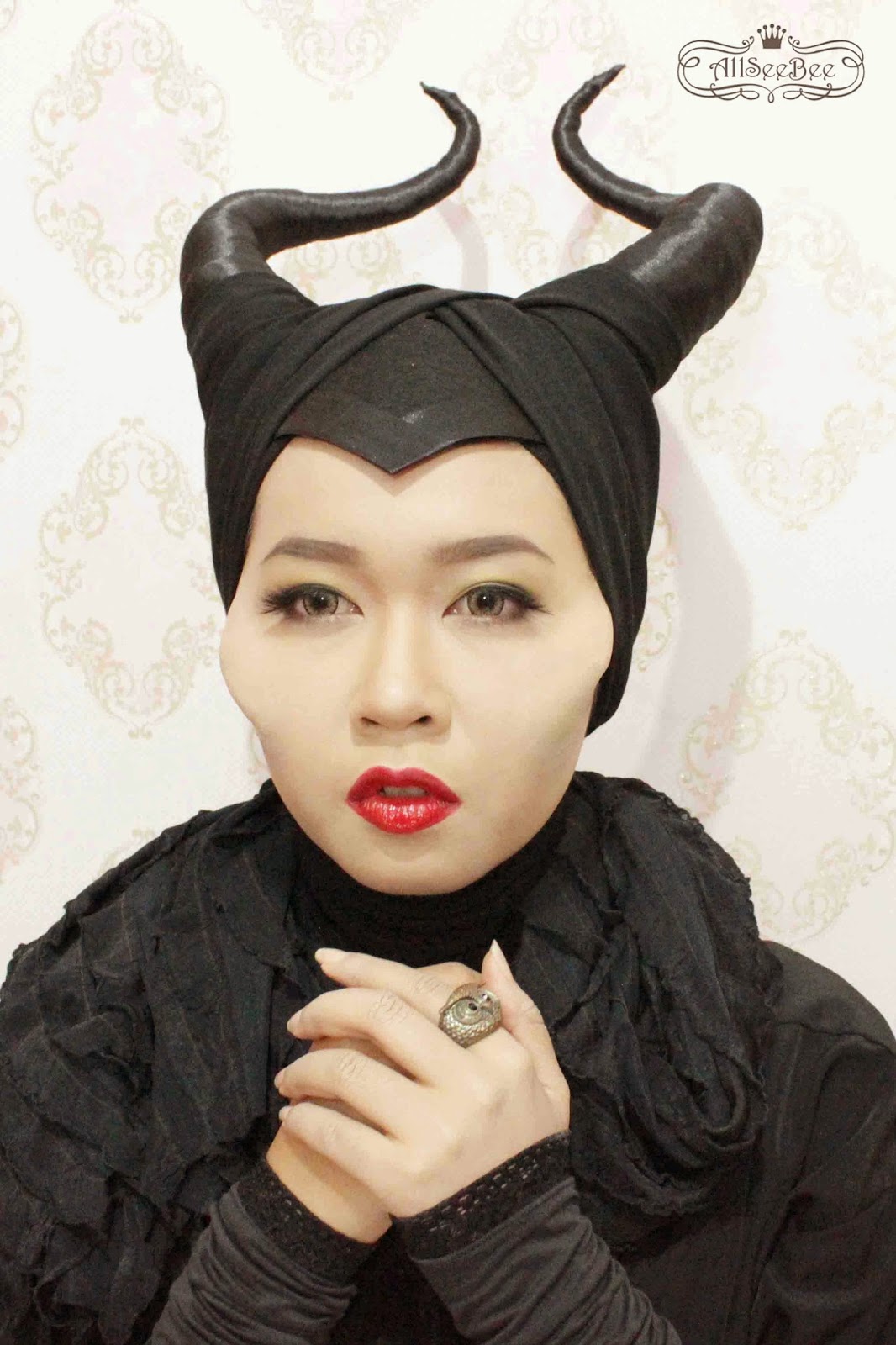 Angelina Jolie's Disney Maleficent Makeup + Maleficent's Horns