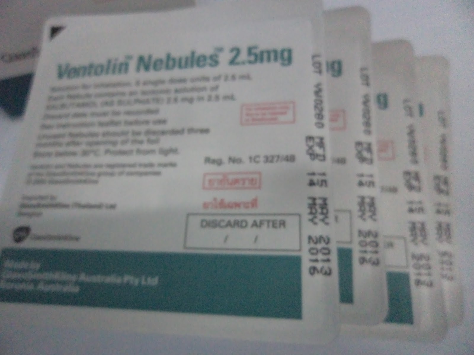 ยาพ่นคอขยายหลอดลม,ครอบหลอดสีม่วง,Seretide Evohaler,gsk Glaxo S..และ ...