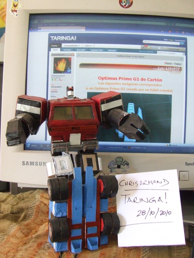 Chris Artmand y los Artedidactas: Transformer de Cartón