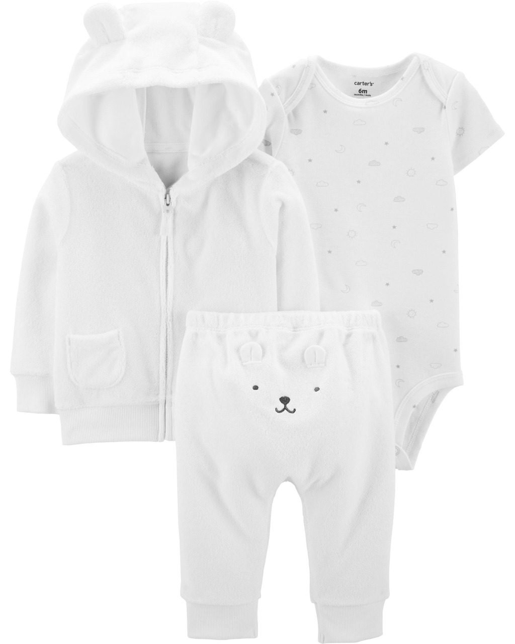 Mudas de ropa para niñas Carter's.