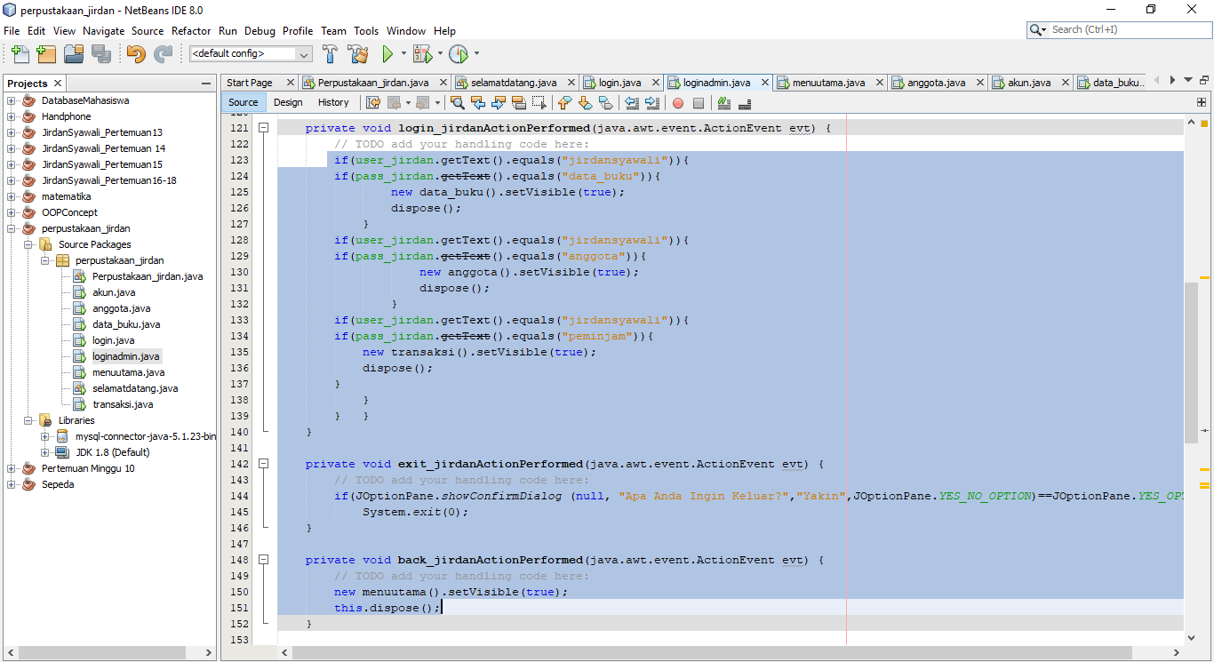Cara Membuat Program Peminjaman Buku dengan Netbeans & XAMPP - UAS ...