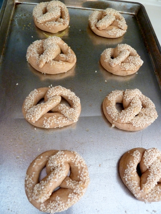 Badger Kitchen: Sesame Whole Wheat Soft Pretzels