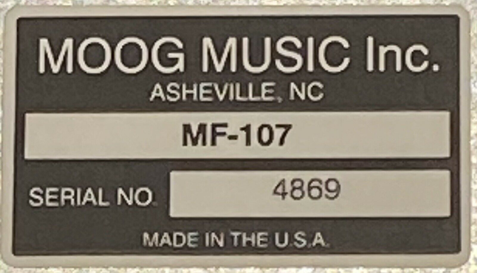 MATRIXSYNTH: Moog MF-107 FreqBox Moogerfooger SN 4869 w/ Original Box